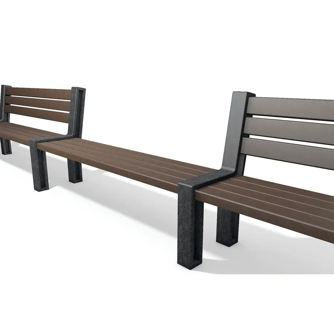 Hyde Park Bench - Connection module 150 - The Plastic Company